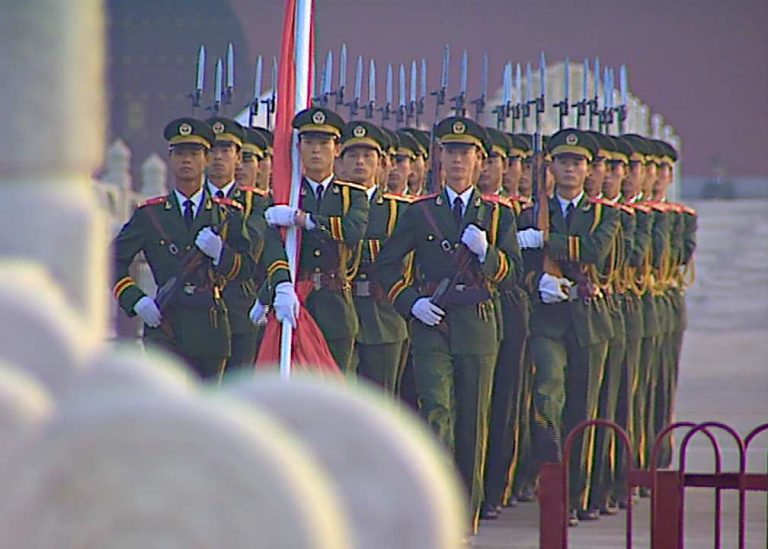 Chinese Soldiers Marching | IML Digital Media, Melbourne, Australia